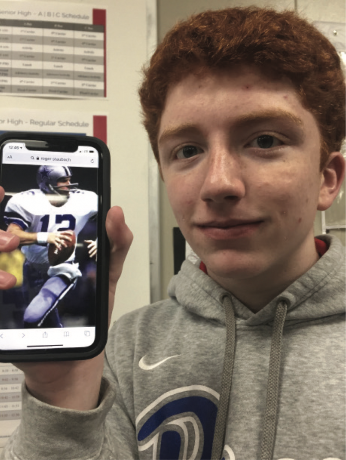 WHO’S YOUR HERO? For Jake Vineyard it’s Roger Staubach – The Sentry